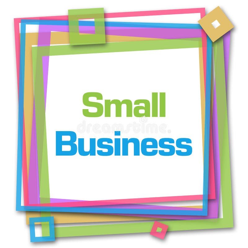 Small Business Blue Professional Stock Illustration - Illustration of ...