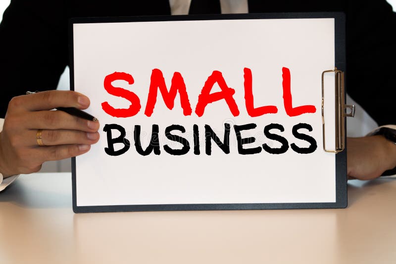 Small Business Small Business Concept on Bulletin Board in Office Stock ...