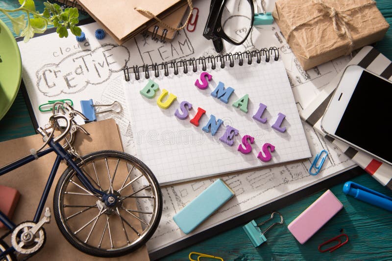 Small business concept stock photo. Image of phone, office - 71592680