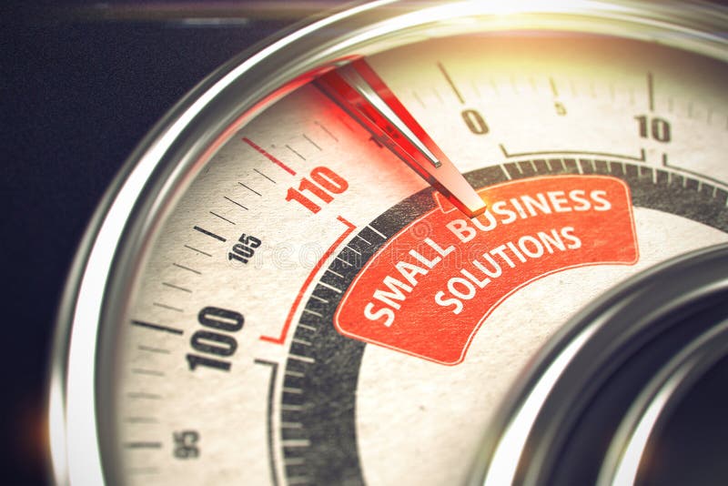 Small Business Solutions - Business Mode Concept. 3D. Stock ...