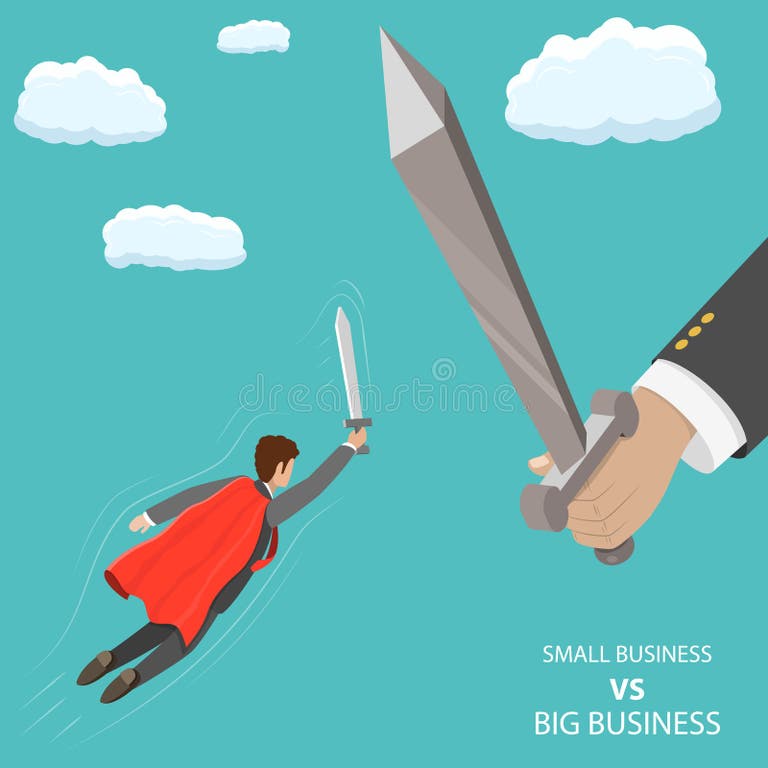 Small Versus Big Stock Illustrations 184 Small Versus Big Stock Illustrations Vectors