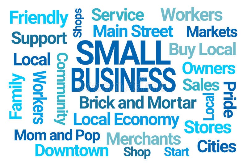 Small Business Canada Word Cloud Stock Vector - Illustration of ...