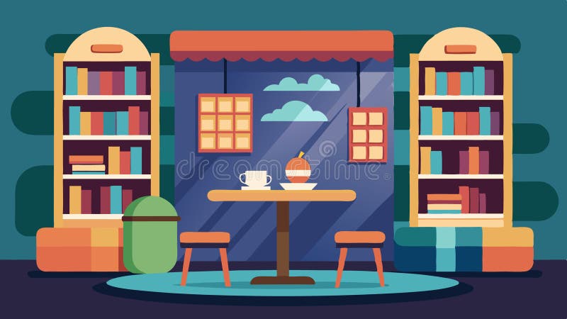 A Small Cafe in the Corner of the Library Serving Coffee and Pastries ...