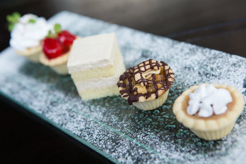 Small cakes stock image. Image of chocolaty, birthday - 27844407