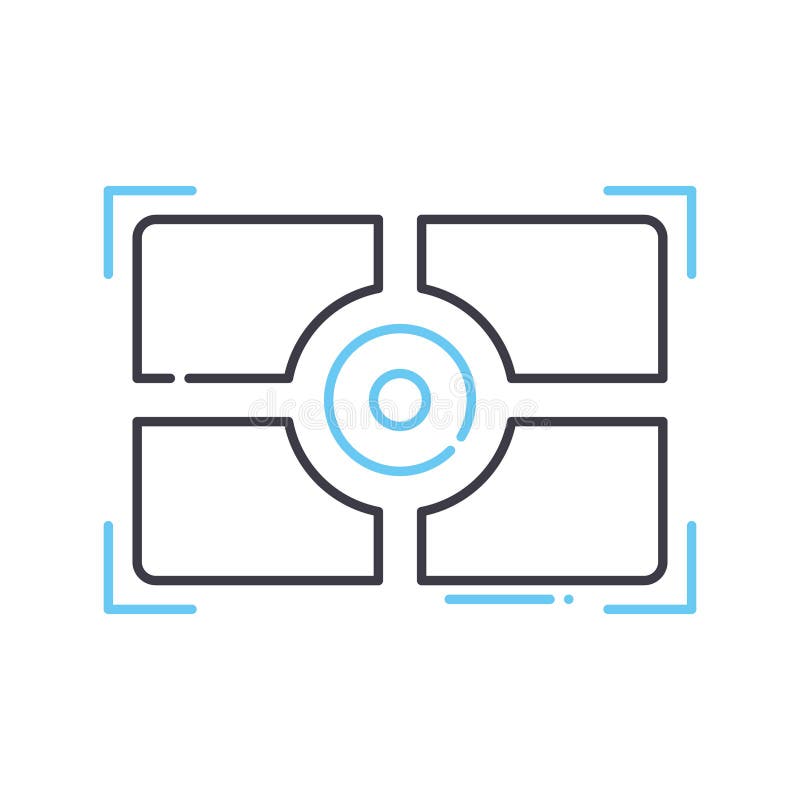 Small Camera Line Icon, Outline Symbol, Vector Illustration, Concept ...