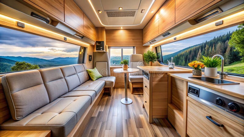 Small Camper Van Conversion a Minimalist and Cozy Interior Design for ...