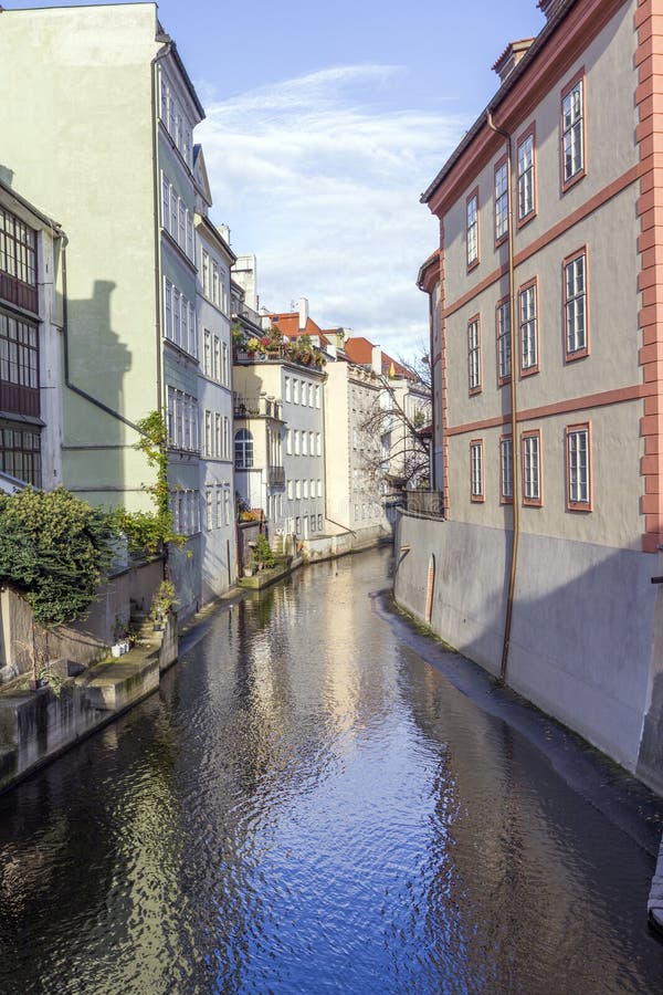 Prague canal stock image. Image of water, travel, vacation - 264199