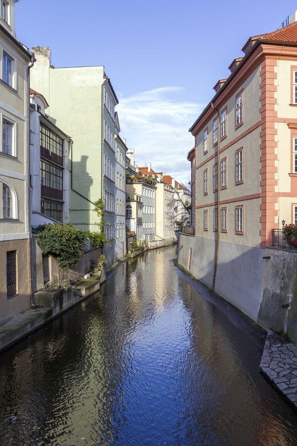 Prague canal stock image. Image of water, travel, vacation - 264199