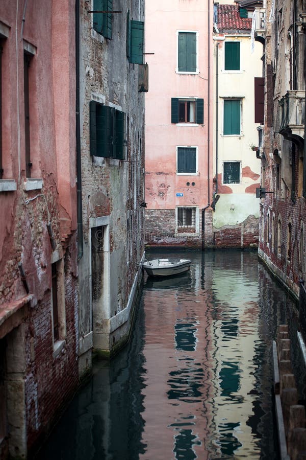 Small canal venice stock photo. Image of building, architecture - 52739024