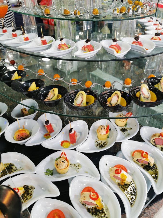 Small canape food stock image. Image of healthy, dining - 350391767