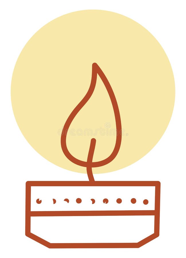 Small candle icons 9 set stock vector. Illustration of beauty - 96143283