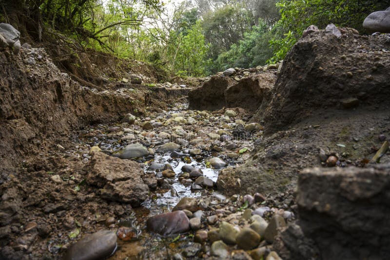 Small Canyon and Small River Stock Image - Image of vistas, wilderness ...