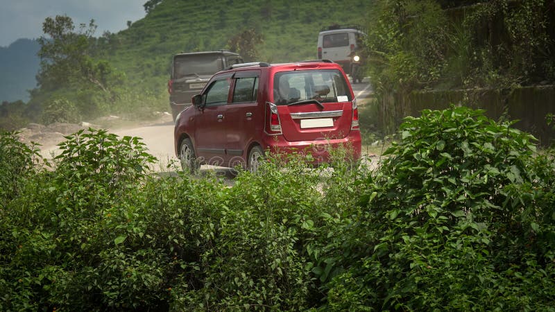 Small Car Running on Road Hd Stock Image - Image of light, fast: 268130533