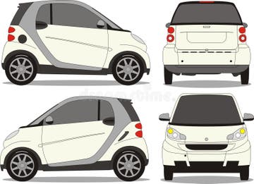 Small car vector art stock vector. Illustration of smart - 17703155