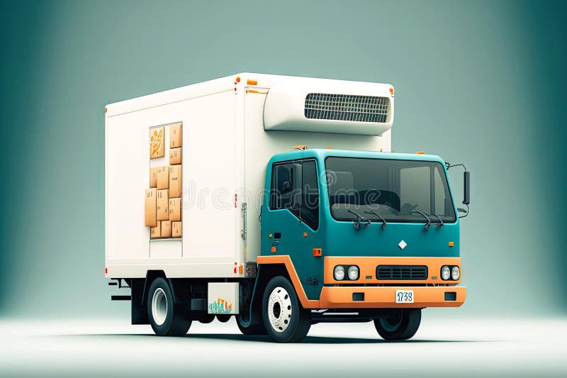 Small Cargo Truck for Transporting Limited Batch of Goods Stock ...