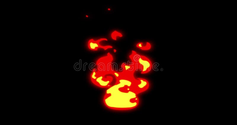 Small Cartoon Flame Animation. Stock Video - Video of game, ignition ...