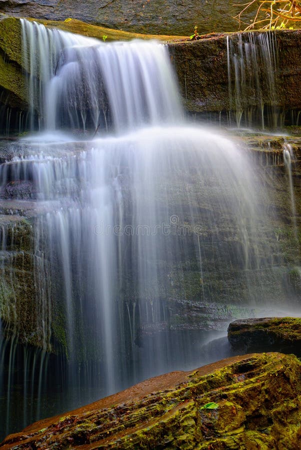 Small cascade stock image. Image of fall, fresh, detail - 36205721