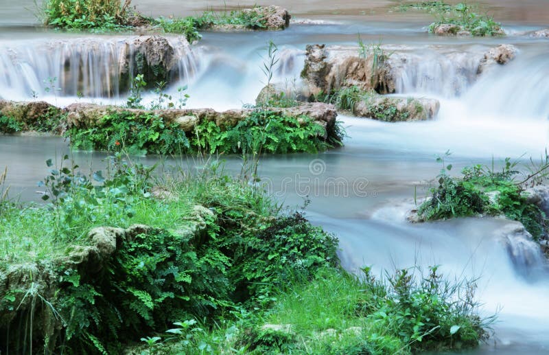 Small cascade stock photo. Image of spring, waterfall - 54191776