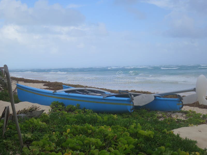 Small Catamaran on Beach Sand Stock Image - Image of ship, small: 19800113