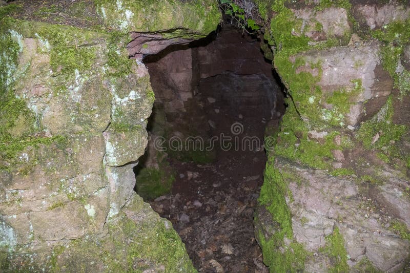Small Cave Hidden in the Forest Below Eberstein Castle in Ebersteinburg ...