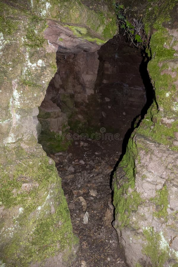 Small Cave Hidden in the Forest Below Eberstein Castle in Ebersteinburg ...
