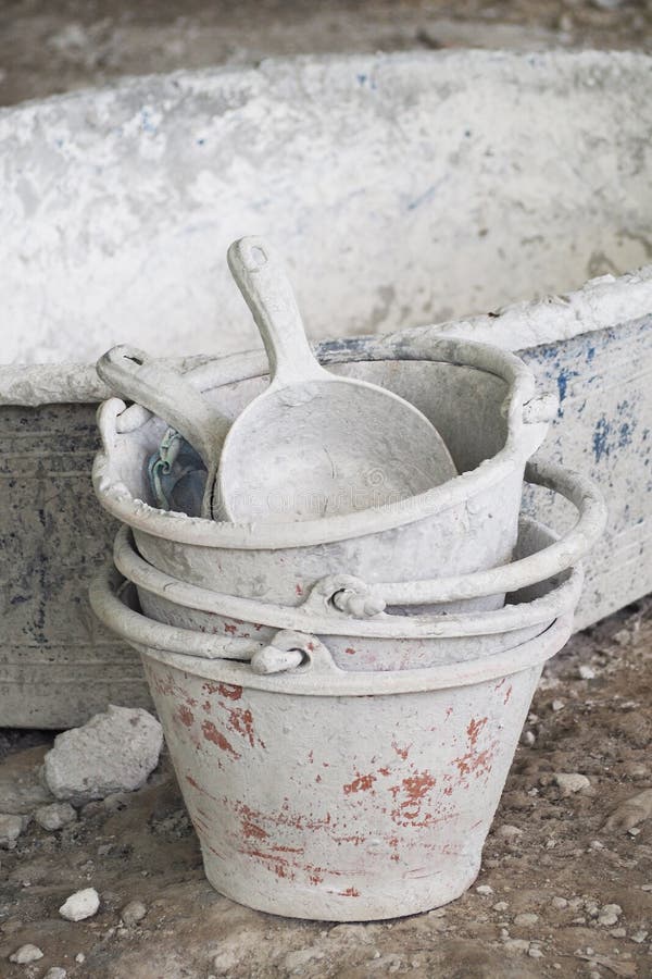 Small cement mixer stock image. Image of iron, buiding - 69161547