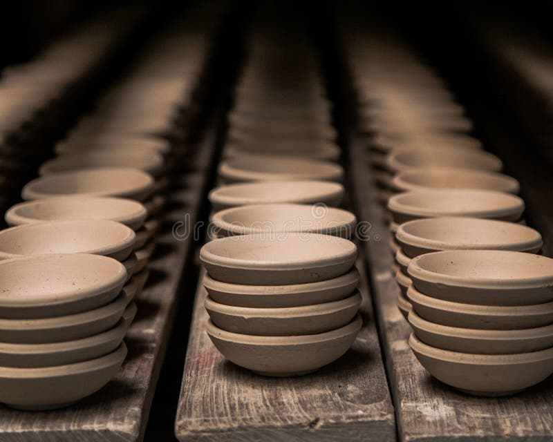 Small Ceramic Dessert Cups. Stock Photo - Image of capacity, clay: 95972528