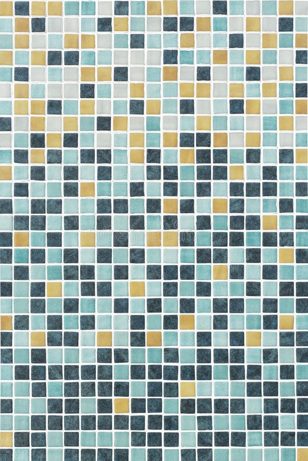 Small Ceramic Pieces in Blue, Green, Yellow, Yellow and White To Form a ...