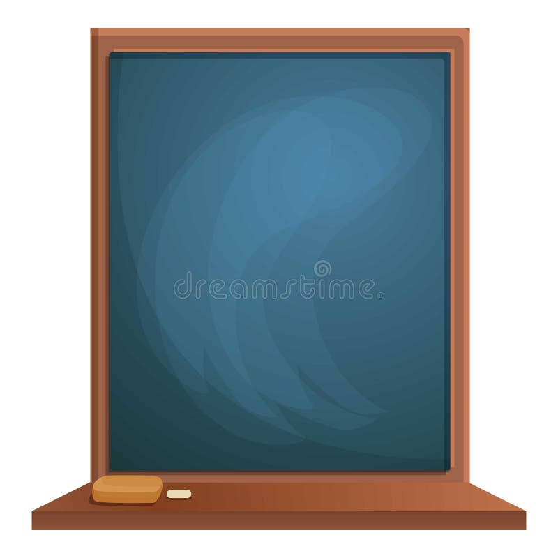 Small Chalkboard Icon, Cartoon Style Stock Illustration - Illustration ...