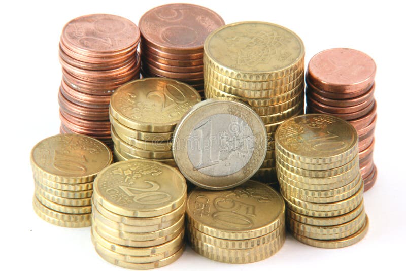 Small change stock image. Image of deposit, europian, currency - 4165903