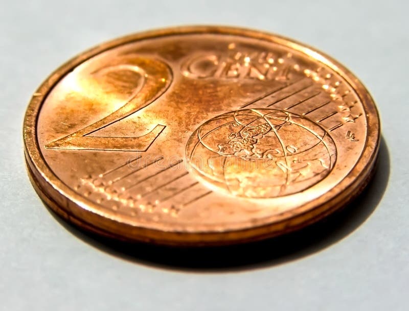 Small Change, Still Life and Closeup of Euro Coins Stock Image - Image ...
