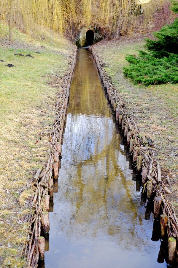 A small channel stock image. Image of travel, reflection - 68570683