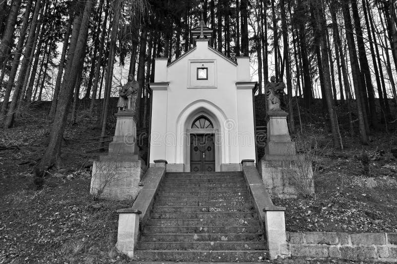 Small Chapel stock image. Image of baroque, grass, europe - 15371831