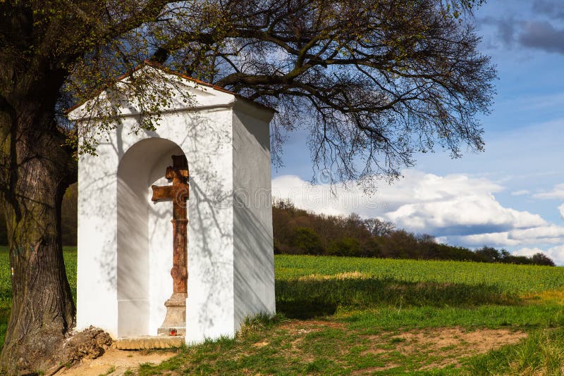 Small chapel stock image. Image of small, karlstejn, lonely - 28664529