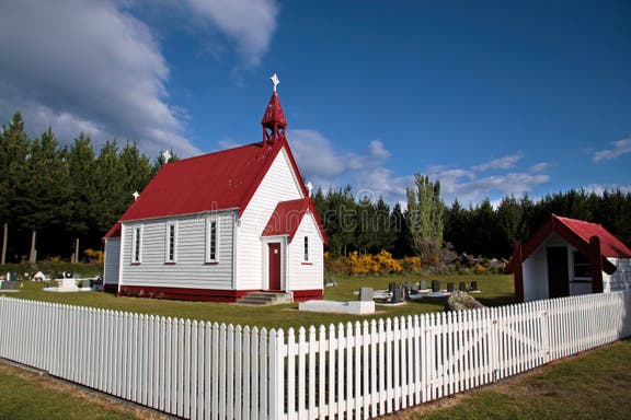 Small chapel in Waitetoko stock image. Image of pioneer - 21169723
