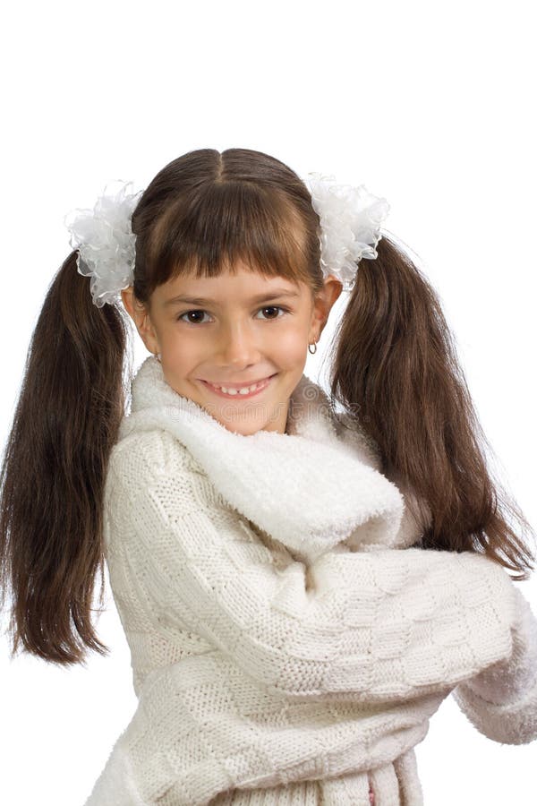 The small beautiful girl stock image. Image of adorable - 16032083