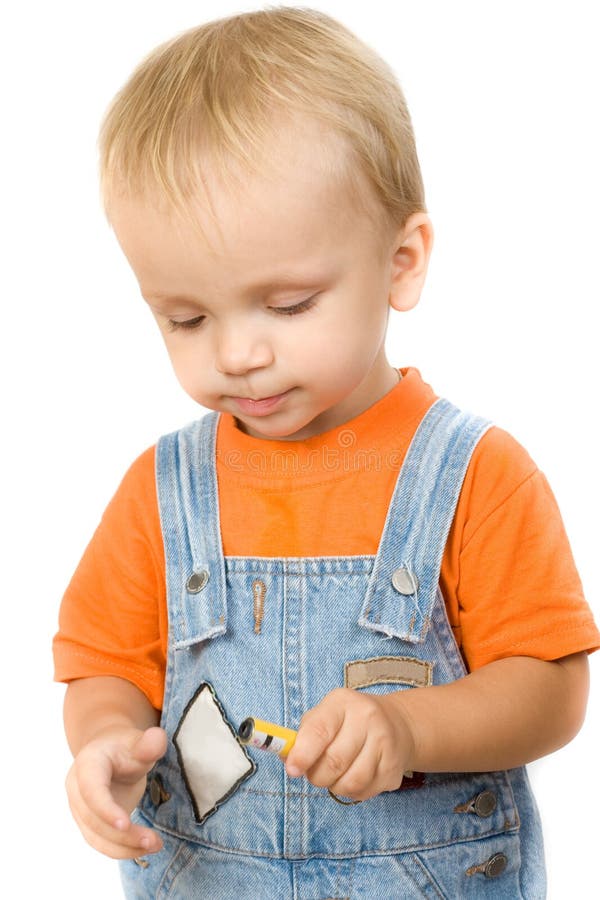 Small child stock image. Image of studio, care, clean - 7139645