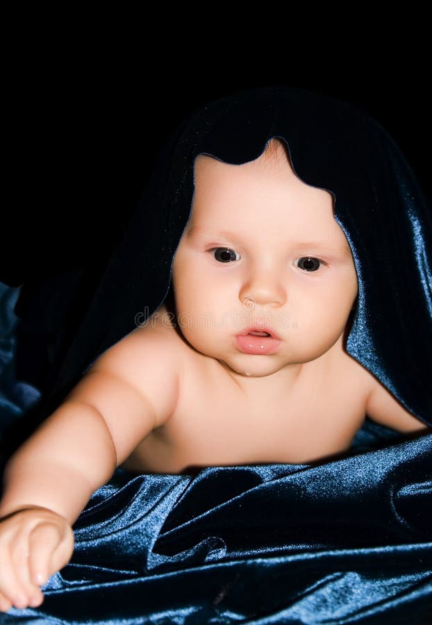 Small child stock photo. Image of baby, contemplation - 7629088