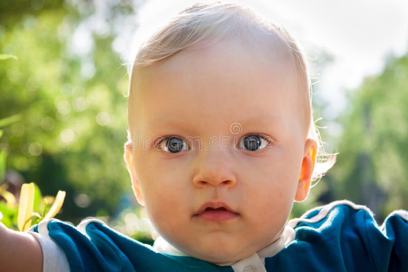 Small child stock image. Image of healthy, grass, leisure - 31767345