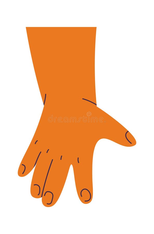 Small child hand stock vector. Illustration of gesture - 272590875