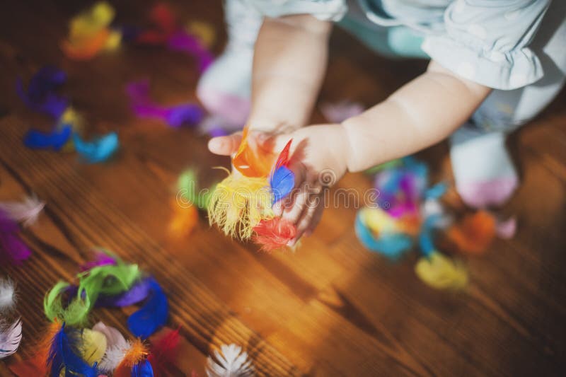 171 Children Playing Feathers Stock Photos - Free & Royalty-Free Stock ...
