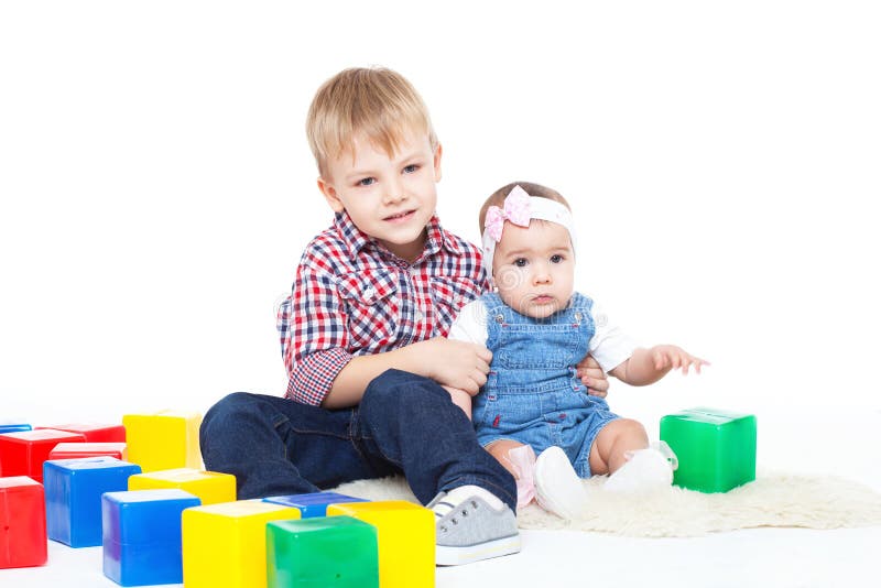 Small children stock image. Image of builds, younger - 23555167