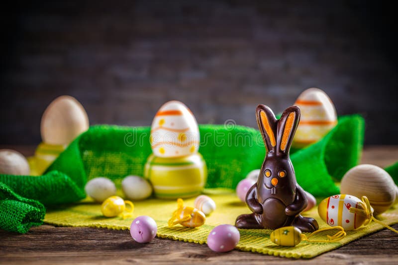 Small chocolate bunny stock photo. Image of life, rabbit - 90420130