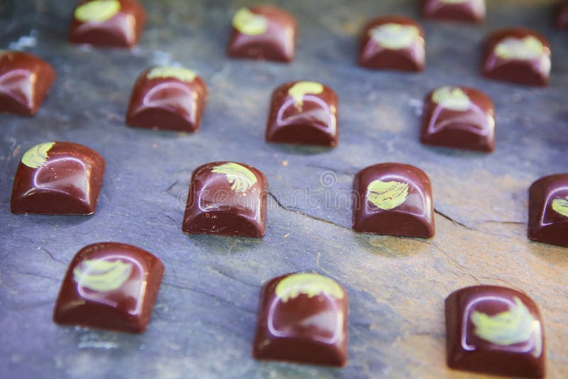 Small chocolate candy. stock photo. Image of collection - 72768092