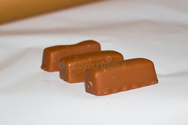 Small Chocolate Pieces Up Close Stock Image - Image of coco, close ...