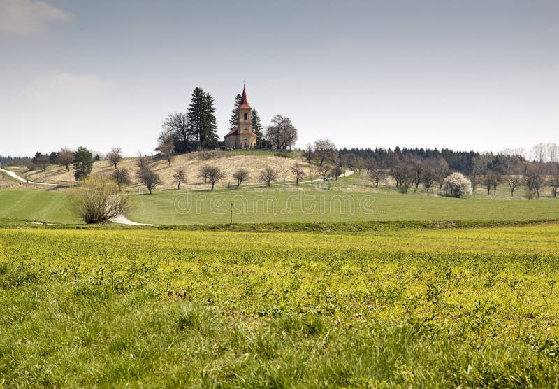 Small protestant church stock image. Image of rural, relaxation - 33830033