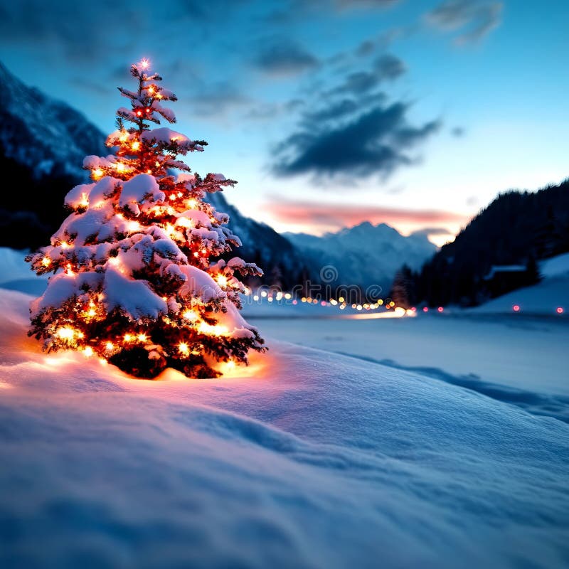 253 Ai Christmas Tree Hill Sunset Stock Photos - Free & Royalty-Free ...