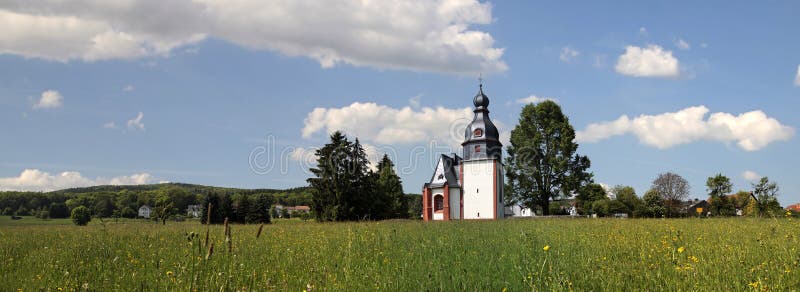 Small Church in the Countryside Stock Image - Image of countryside ...