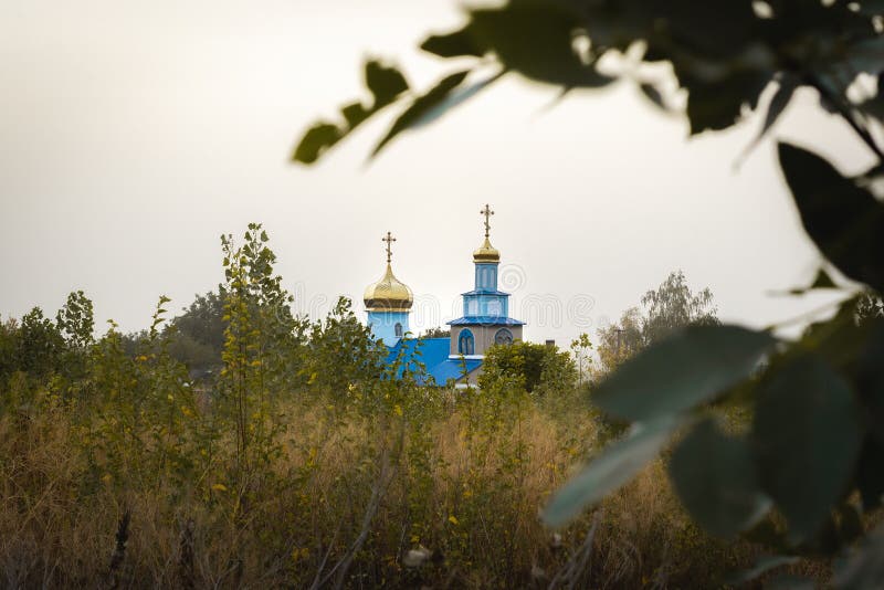 A Rustic Small Church with Different Compositions and Lights. Stock ...