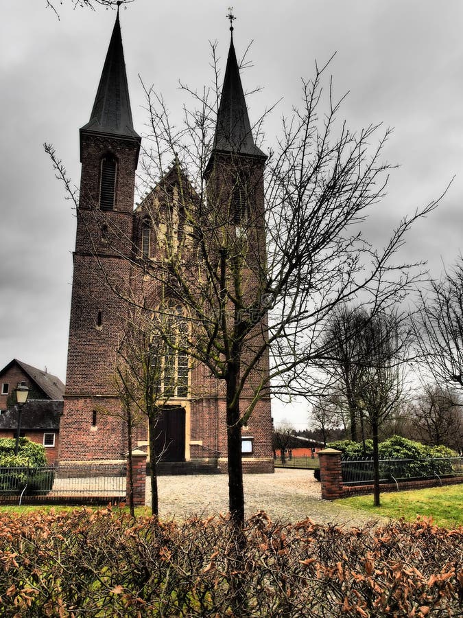 Small church in germany stock image. Image of church - 82795925